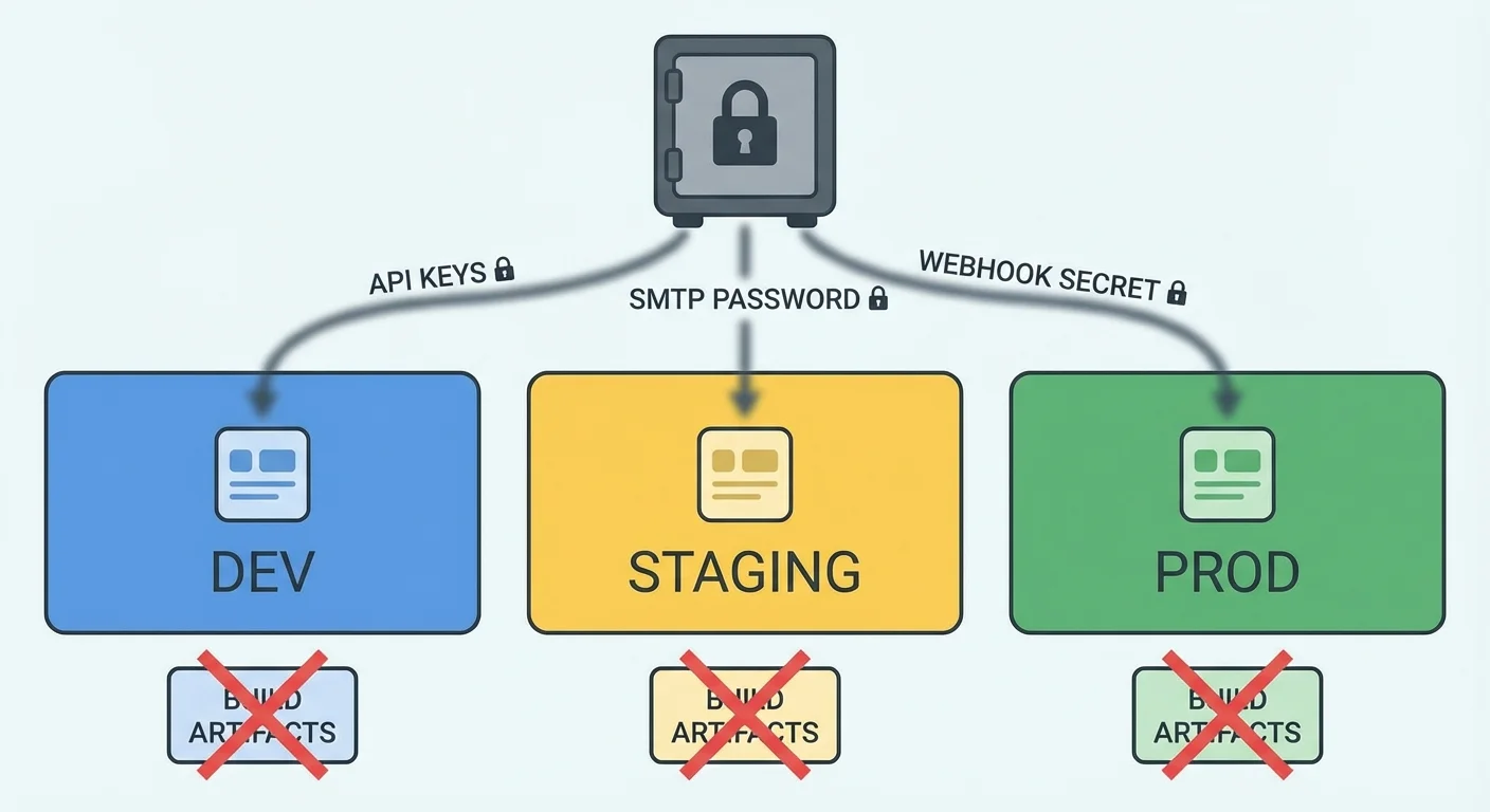 Secrets and configuration management for dev, staging, prod | AppMaster