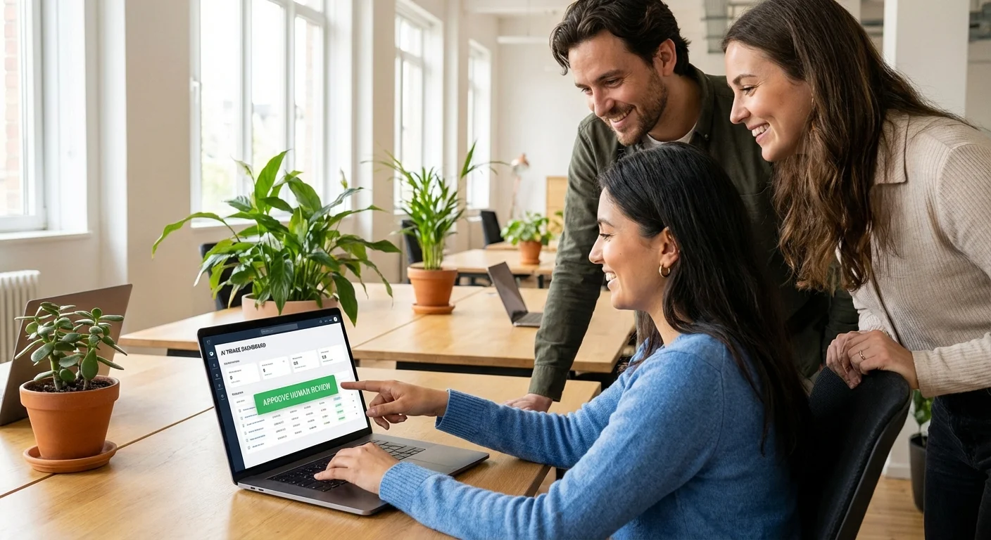 AI-assisted support triage with a human approval loop | AppMaster