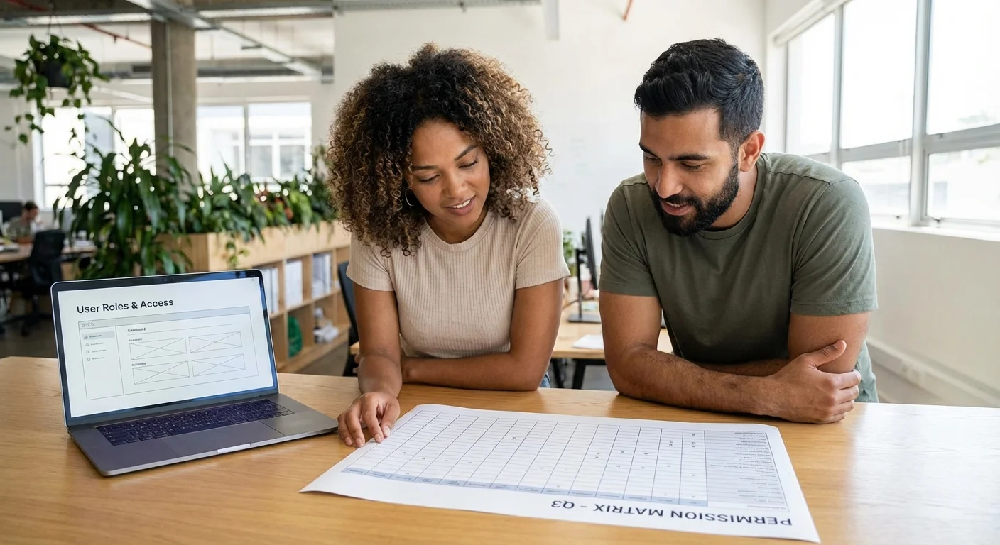 Permission matrix design for internal tools: roles and scopes | AppMaster