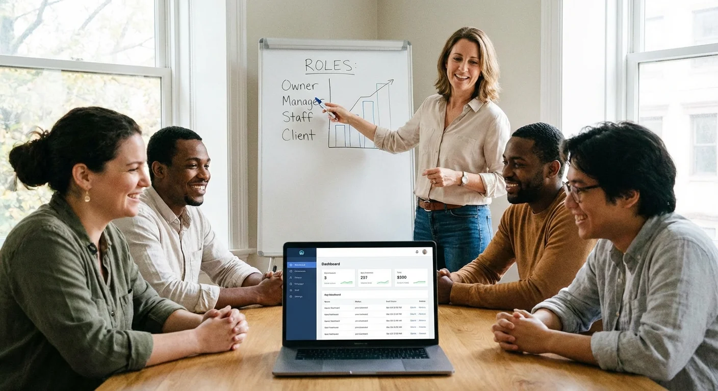 Roles and permissions: clear rules with business examples | AppMaster