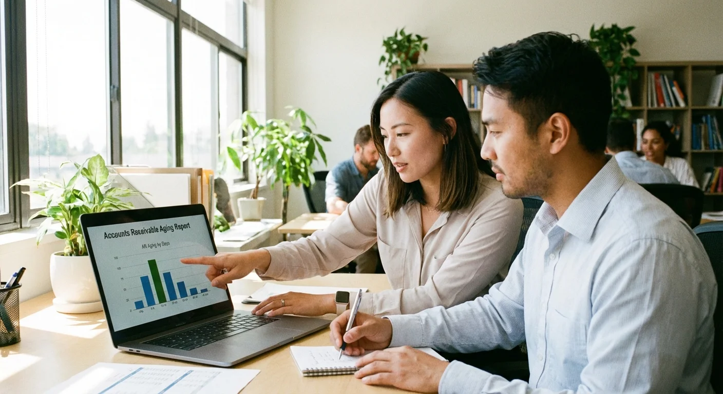 Accounts receivable aging dashboard with auto reminder sequences ...