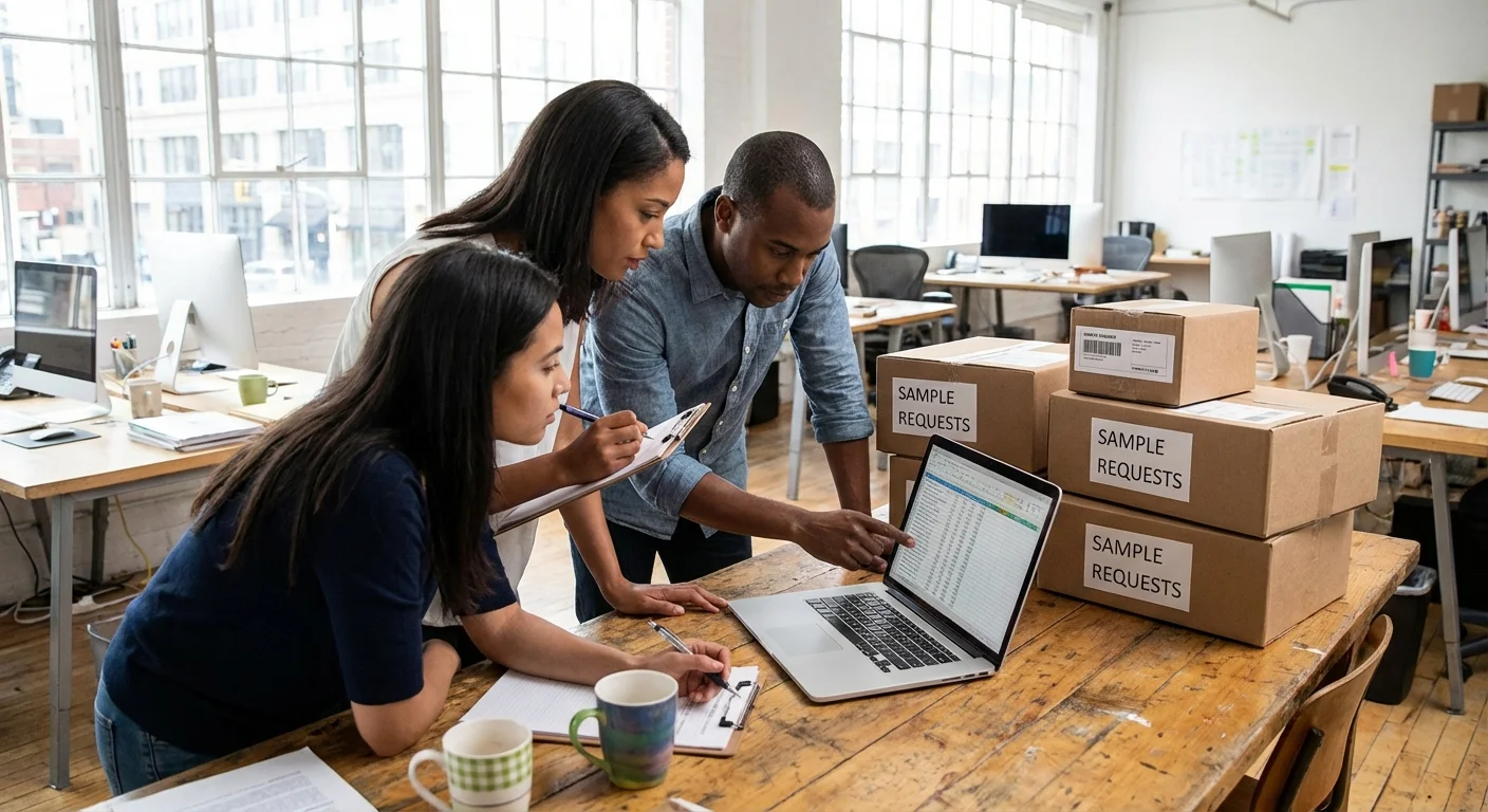 Product sample request workflow for marketing teams | AppMaster