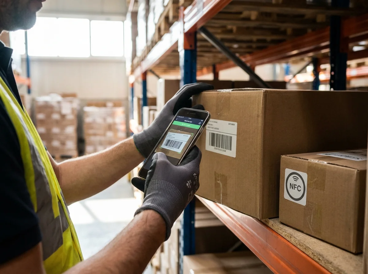 NFC and barcode scanning in business apps: practical data flow | AppMaster