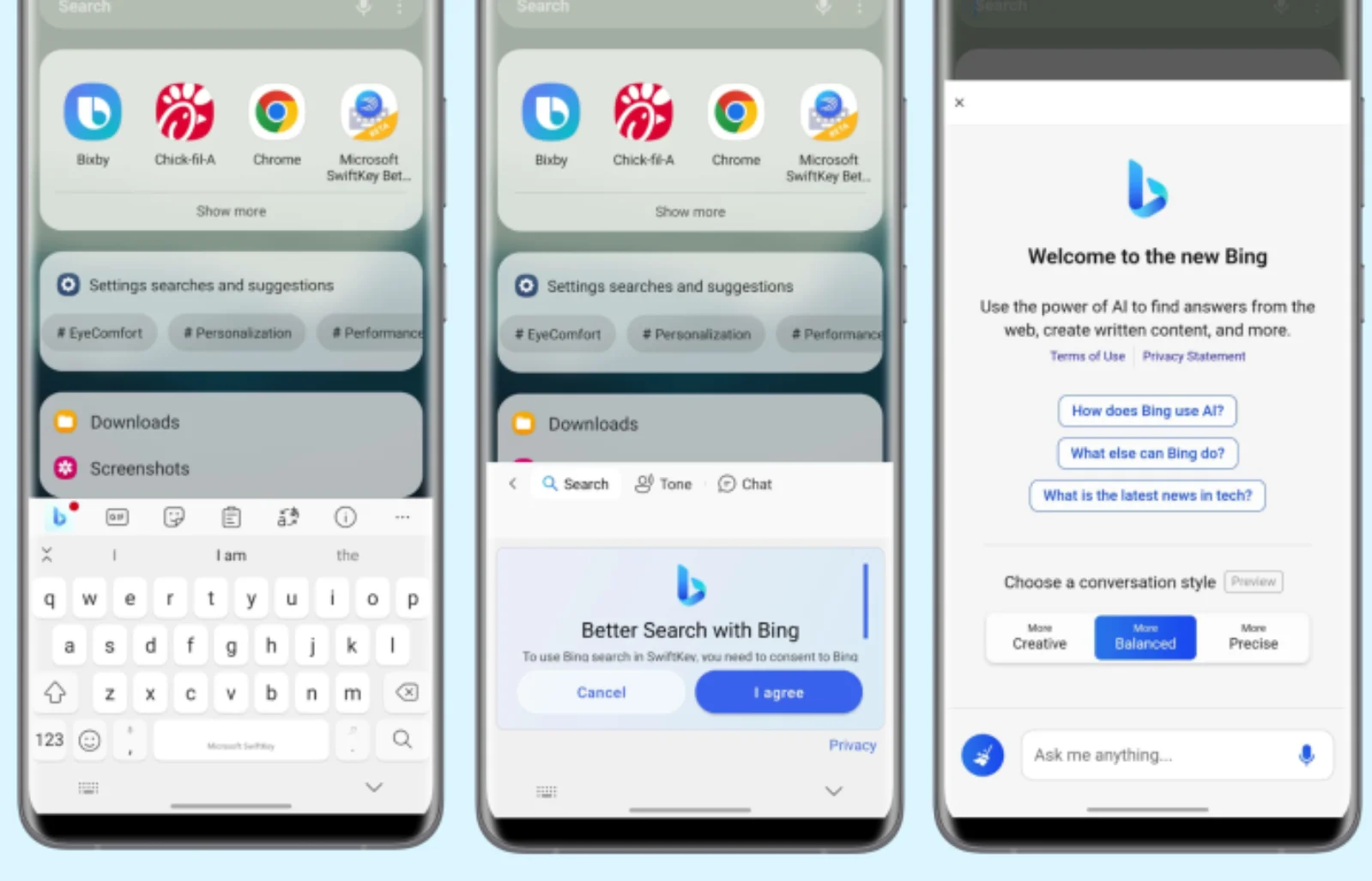 Microsoft Unveils Bing AI-powered Chat Integration with SwiftKey App on ...